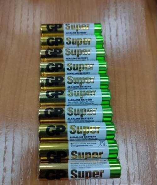 Батарейки GP Super aaa