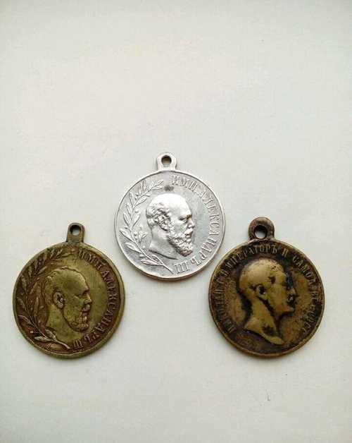 Медаль в память царя. Александр 3