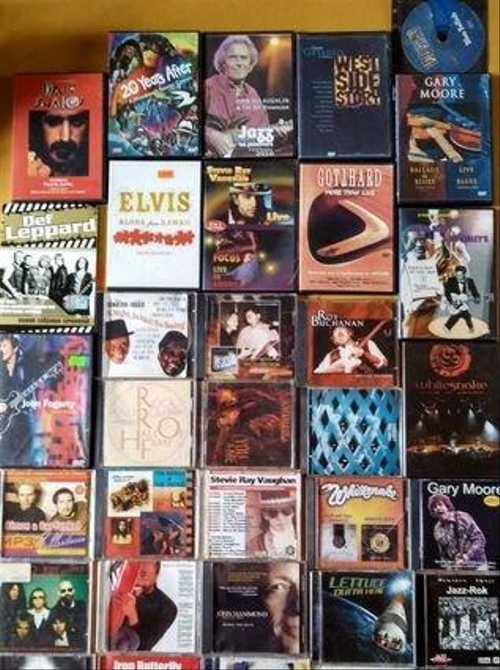 CD, DVD диски. Блюз, джаз, классика рока
