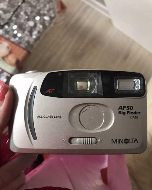 Плёночный фотоаппарат Minolta AF50 Big Finder