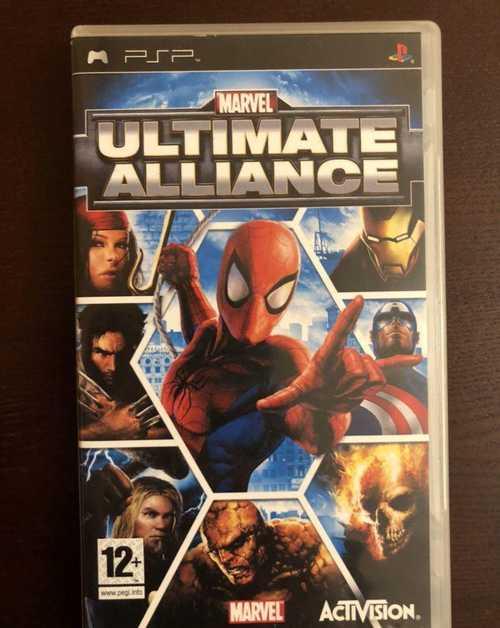 Диск для PSP Marvel Ultimate Alliance