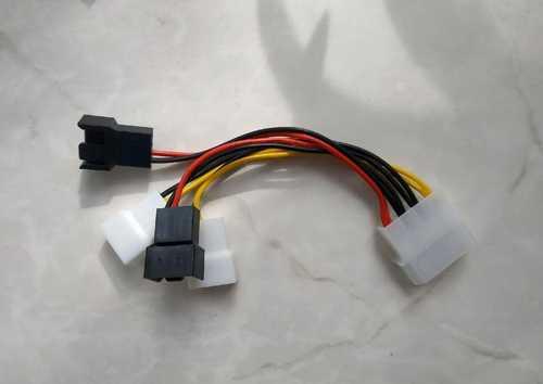 4-контактный разъем адаптера кабеля питания Molex