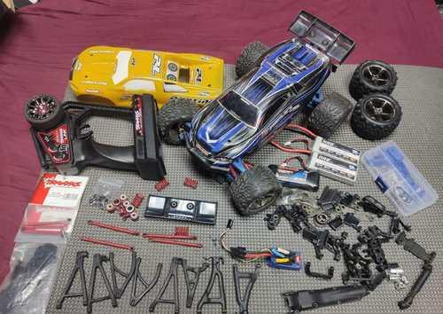 Traxxas E-revo 1/16 VXL Много тюна и запов