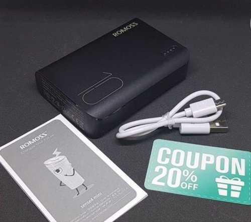 Новый powerbank Romoss 10000 mAh