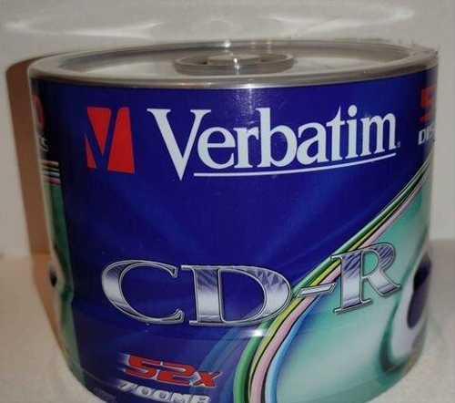 Cd-R диски Verbatim Pastel Disk 50шт