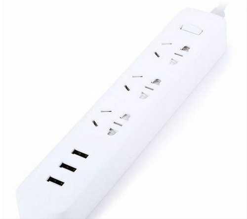 Удлинитель Xiaomi Mi Power Strip 3 Sockets Белый