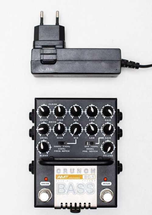 AMT Bass Crunch BC-1 + блок питания