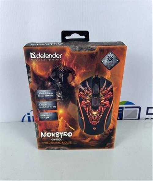 Проводная игровая мышь defender Monstro GM-510L