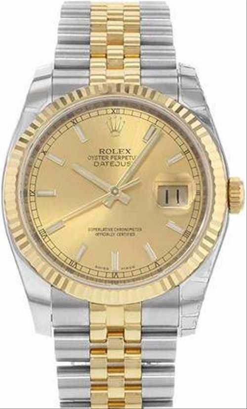 Часы Rolex New Datejust 36mm 116233 Steel Gold