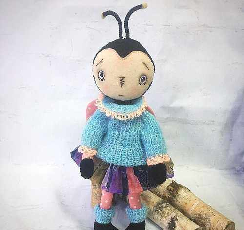 Мотылек Миа. Текстильная игровая кукла