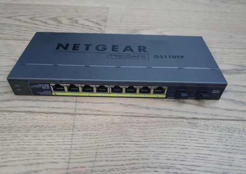 Managed POE switch negear gs110tp