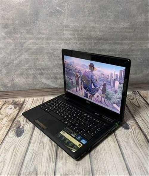 Ноутбук MSI / Core i3 / 4gb / GeForce Gt 520m