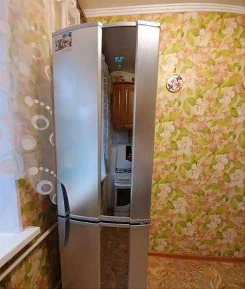Холодильник с морозильником haier HRF-369AA