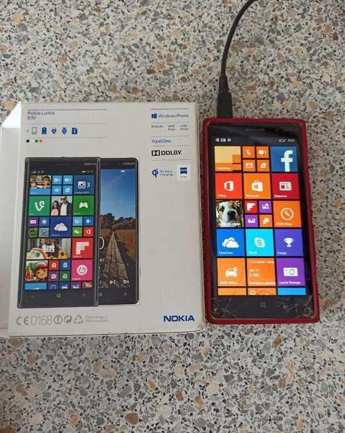 Телефон Nokia lumia 830