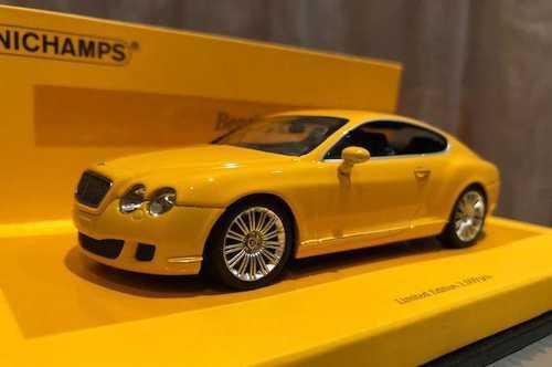 Bentley Continental GT 1:43 Minichamps