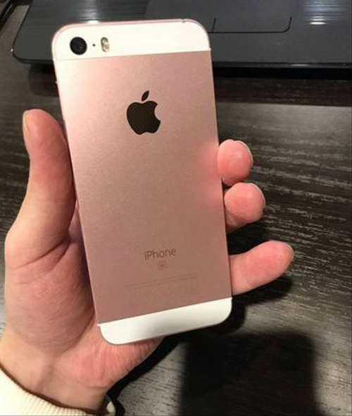 iPhone 5SE розовое золото 128 гб