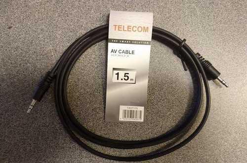 Кабель Jack 3.5 Telecom TAV7175 1.5м. 64 шт новые