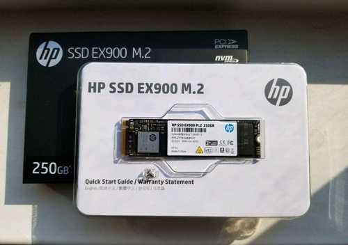 Новый SSD HP EX900 250Gb M.2 NVMe