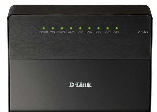 Роутер DIR-320 с поддержкой 3G/cdma/LTE и USB-порт