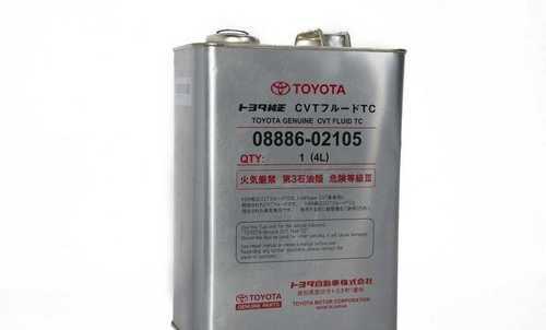 Toyota CVT Fluid TC (08886-02105), 4 литра
