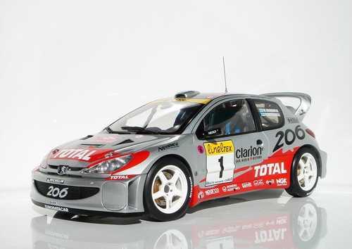 1/18 Peugeot 206 WRC 2001 #1 autoart 80157