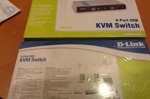 Продам 4-port USB KVM switch D-Link