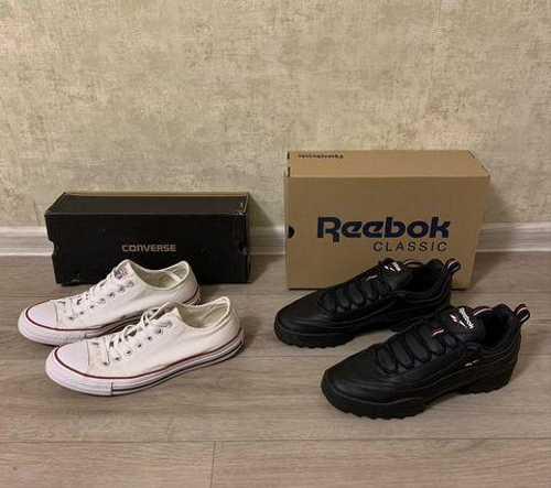 Кеды Converse и кроссовки Reebok