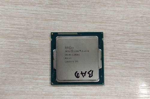 Процессор intel Core i5-4570 s1150 нерабочий