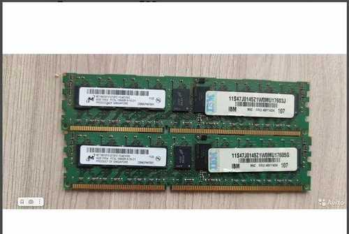 Серверная оперативная память DDR3 2x4gb ECC