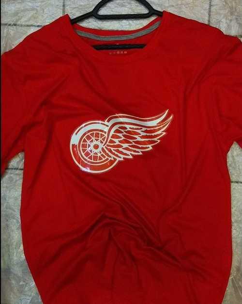 Футболка NHL Detroit Red Wings новая.Красная