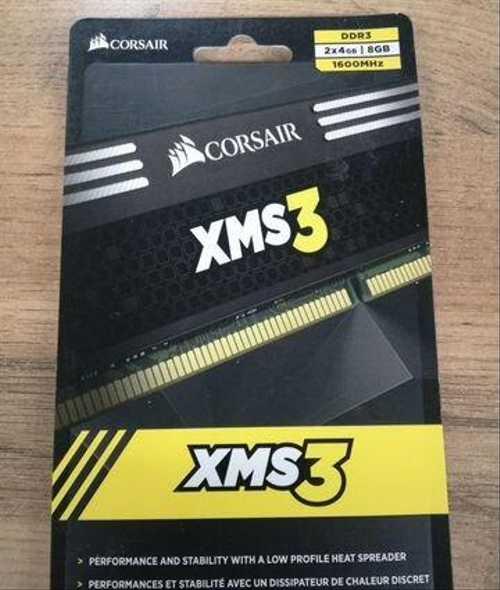 Kit Corsair xms3 1600 8Gb DDR3