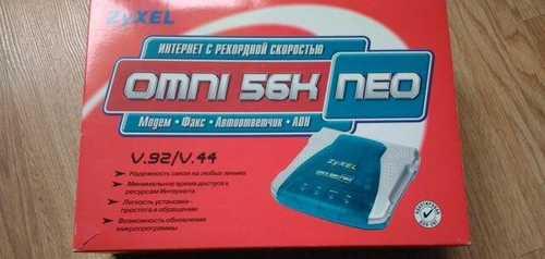 Модем zyxel omni 56K neo