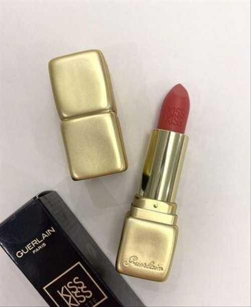 Помада guerlain kiss kiss matte M349 Soft Safran