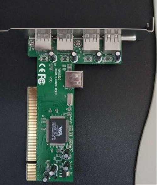 Контроллеры PCI: USB 2.0, Ethernet