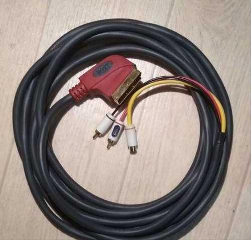 Кабель Ixos S-Video+2RCA to Scart. Hiend