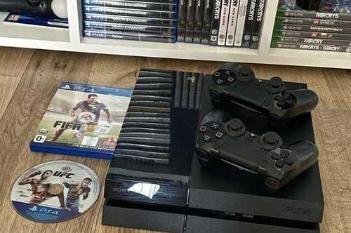 PS4 Playstation 4 sony ps4 + игры GTA 5 RDR2 MK11