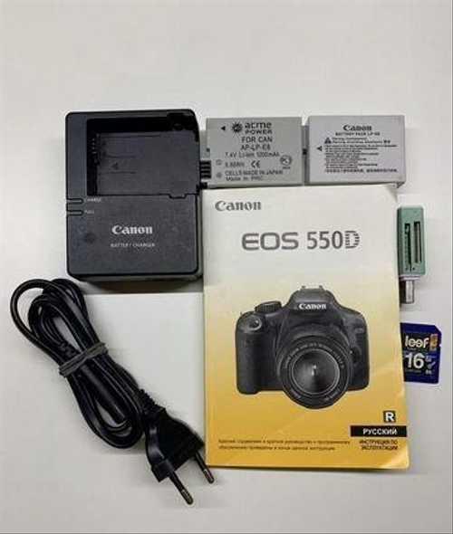 Фотоаппарат Canon eos 550d
