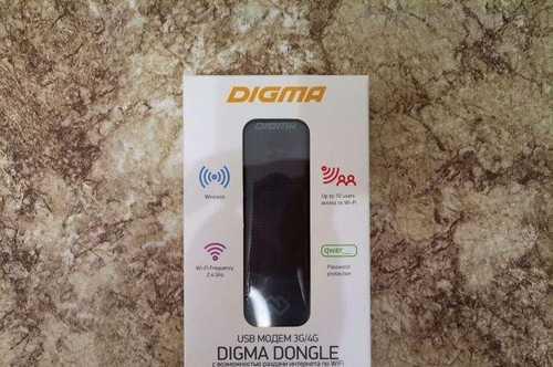 Новый USB 3g/4g модем digma dongle dw1961 wifi