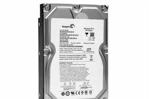 Лот надежный жестких дисков seagate 750gb(3.5) 2шт