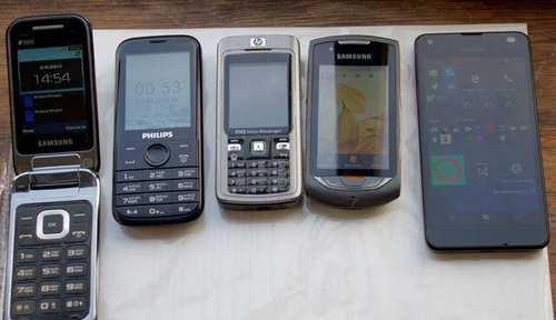 Сотовые телефоны Samsung Philips Nokia