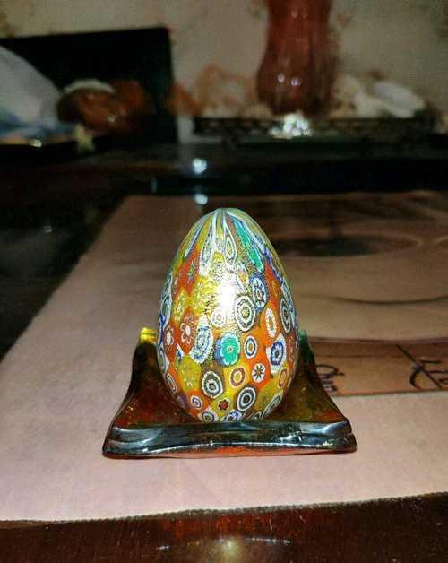Пасхальное яйцо муранское стекло
