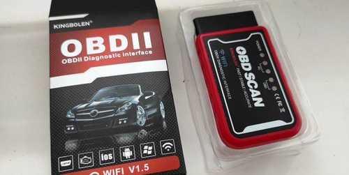 Kingbolen ELM 327 v. 1.5 Сканер OBD II Wi-FI