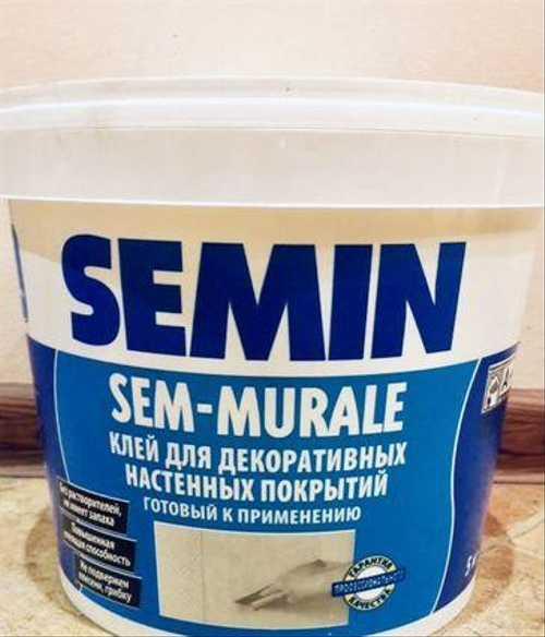 Клей для обоев semin sem murale 10кг