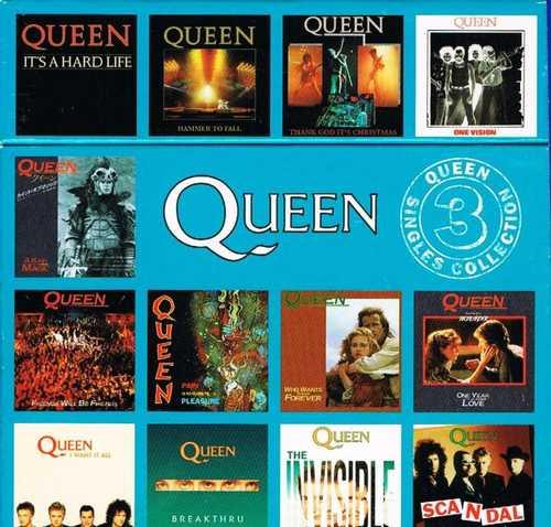 Queen singles collection box