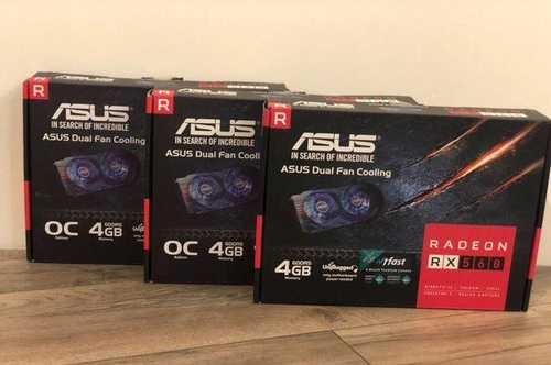 Asus Radeon RX 560 1149Mhz 4GB 6000Mh 128 bit