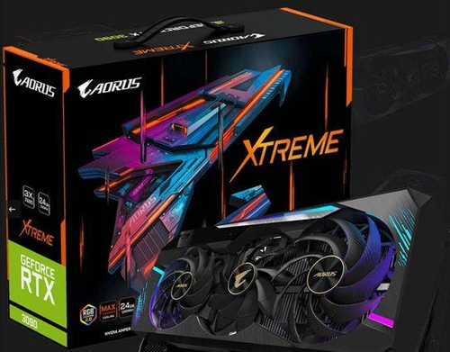 Видеокарта gigabyte RTX 3090 Aorus Xtreme 24G