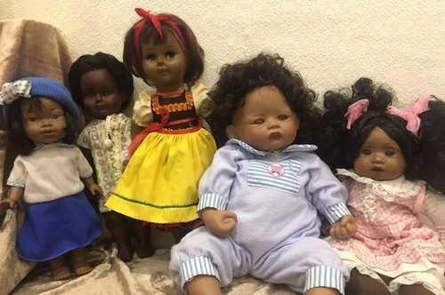 Куклы темнокожие авторские, антикварные, винтаж
