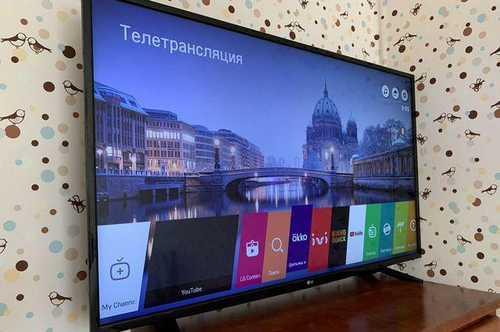 49" (125 см) Телевизор LED LG 49UH603V черный