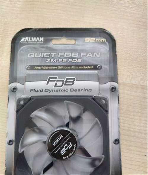 Вентилятор для корпуса 92x92 мм zalman ZM-F2 FDB