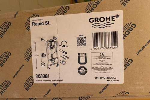 Инсталляция grohe rapid SL